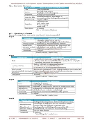 Enhancing an Effective EFL Classroom through Lesson Planning | PDF
