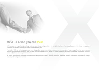 HiFX Brochure | PPT
