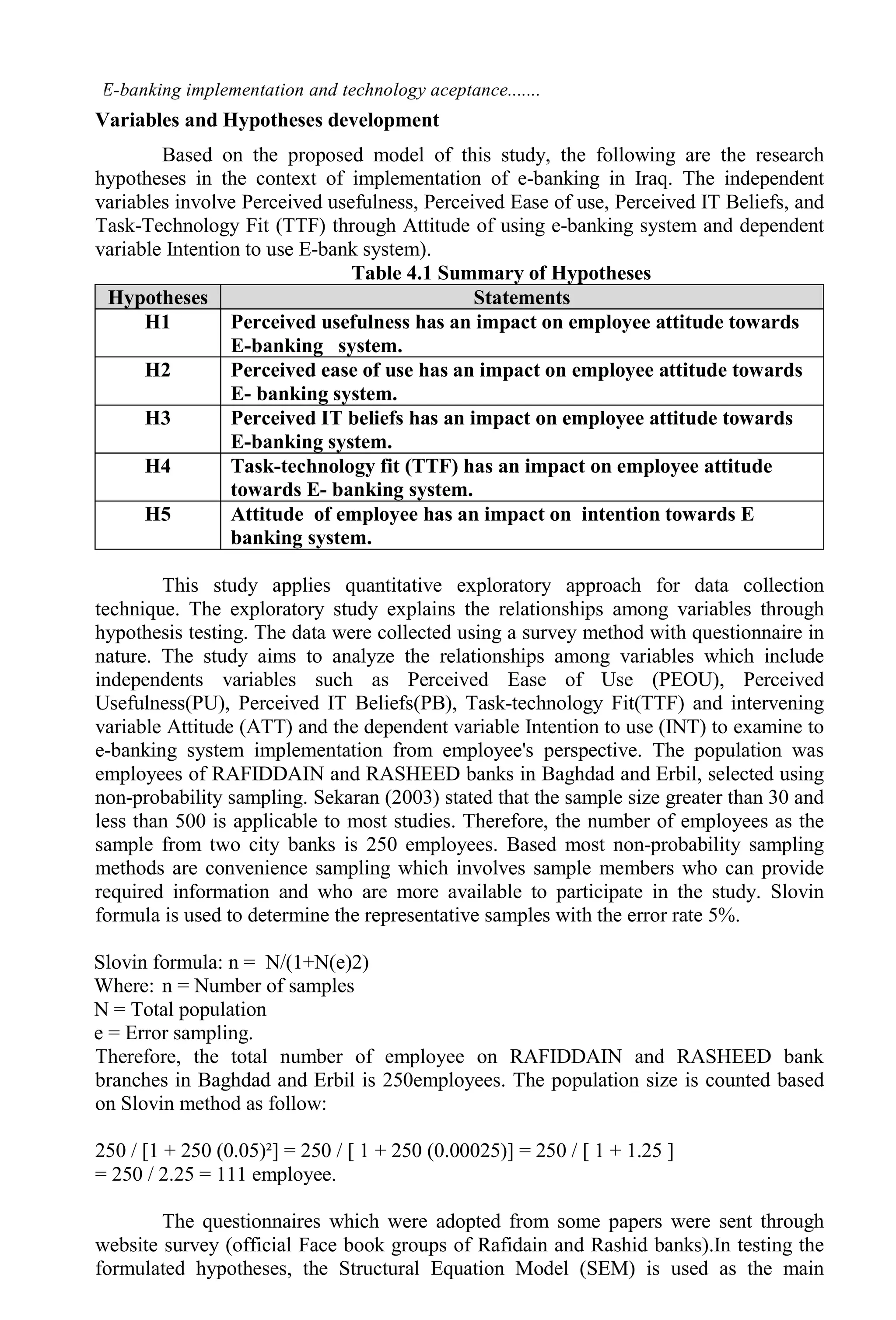 E-BANKING IMPLEMENTATION AND TECHNOLOGY ACCEPTANCE IN THE RAFIDAIN AND ...