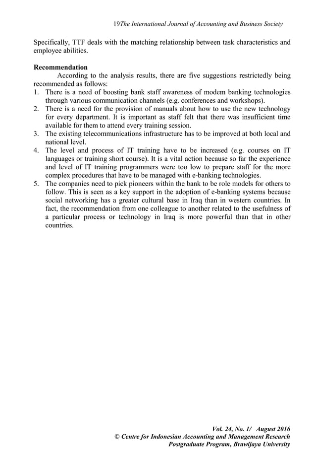 E-BANKING IMPLEMENTATION AND TECHNOLOGY ACCEPTANCE IN THE RAFIDAIN AND ...