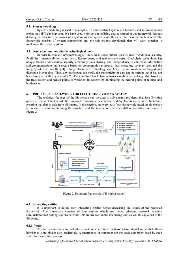 Designing a framework for blockchain-based e-voting system for Libya | PDF