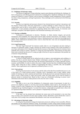 Designing a framework for blockchain-based e-voting system for Libya | PDF