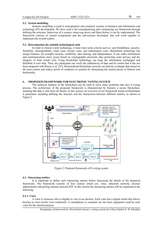 Designing a framework for blockchain-based e-voting system for Libya | PDF