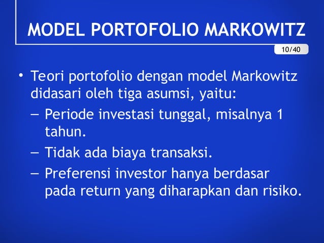 2871090.ppt portofolio bab.5.Pemilihan Portofolio | PPT