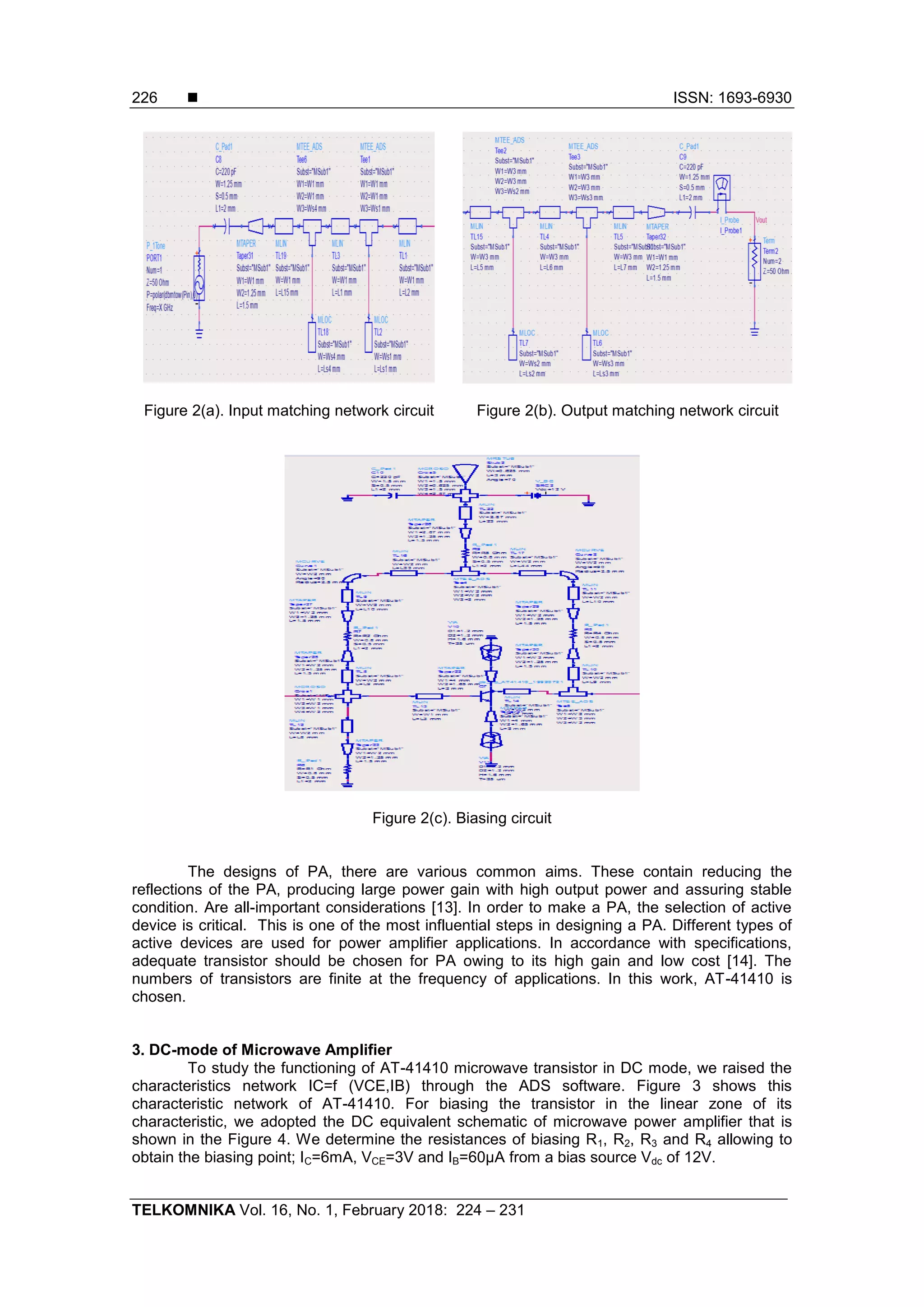 A Novel Configuration of a Microstrip Microwave Wideband Power Amplifier for Wireless ...