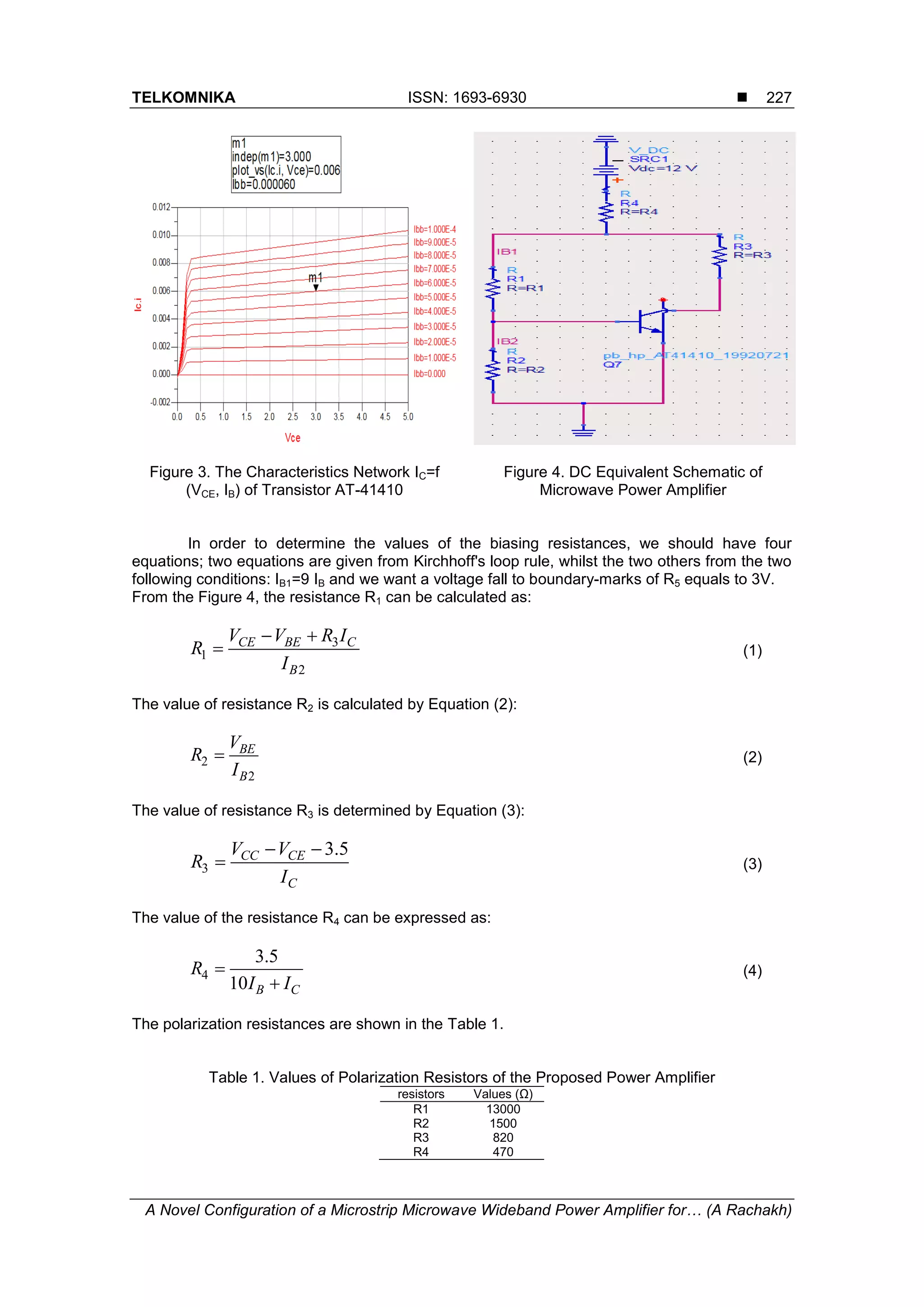 A Novel Configuration of a Microstrip Microwave Wideband Power Amplifier for Wireless ...