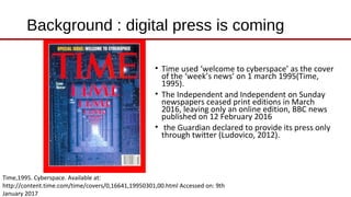 transformations connect to digital journalism | PPT | Media Industry ...