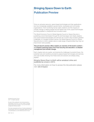 Bringing Space Down to Earth | PDF