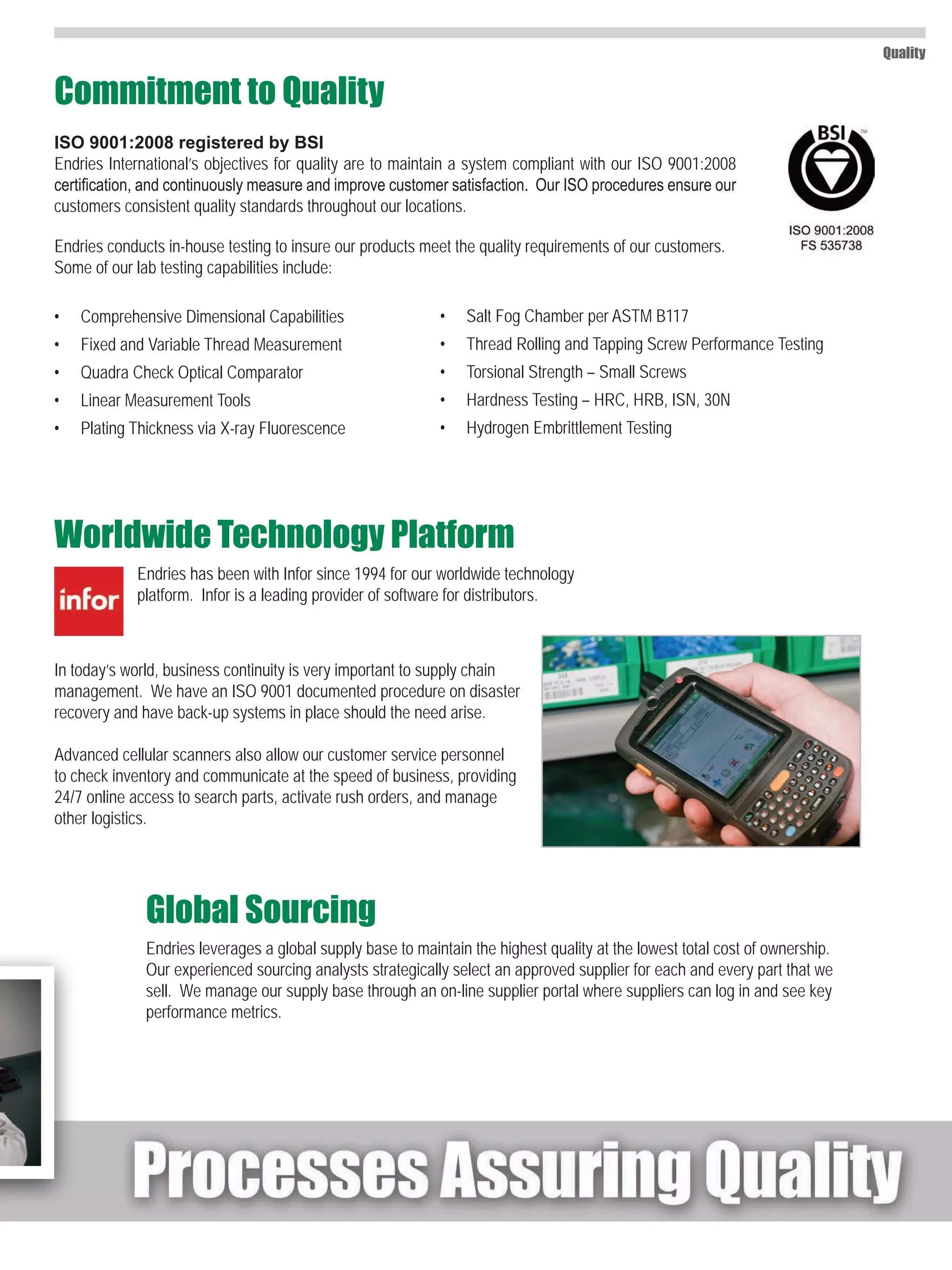 Endries Brochure | PDF