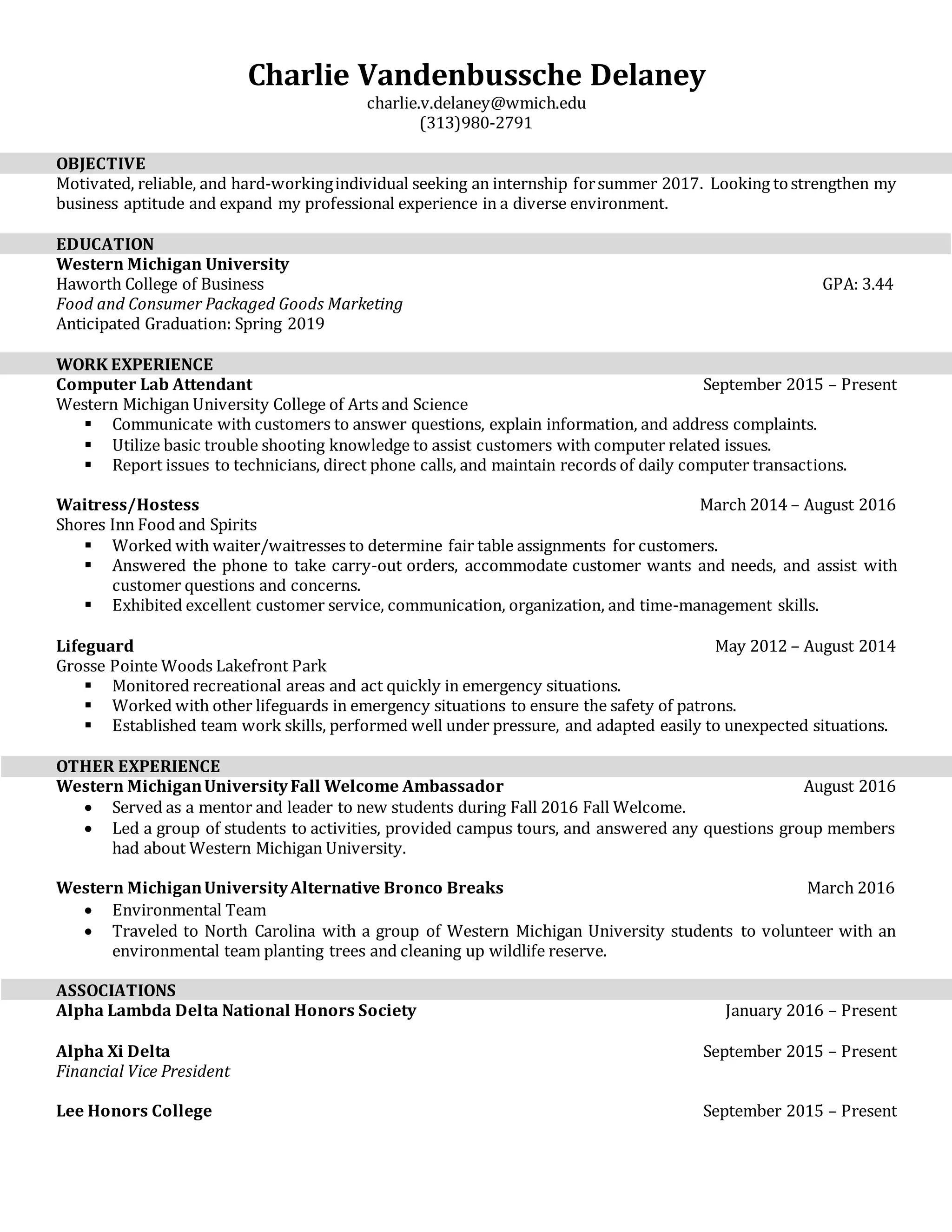 Resume_Delaney | DOCX