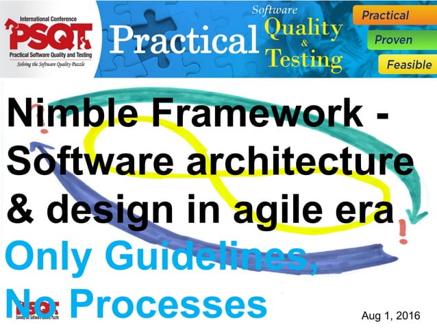 Nimble Framework - Software architecture and design in agile era - PSQT Template | PPT