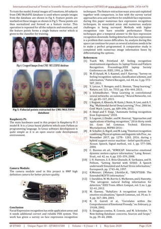 Real Time Facial Expression Recognition and Imitation | PDF | Computing | Technology & Computing