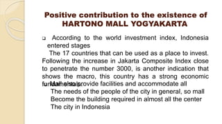 The Explosure Hartono mall | PPTX
