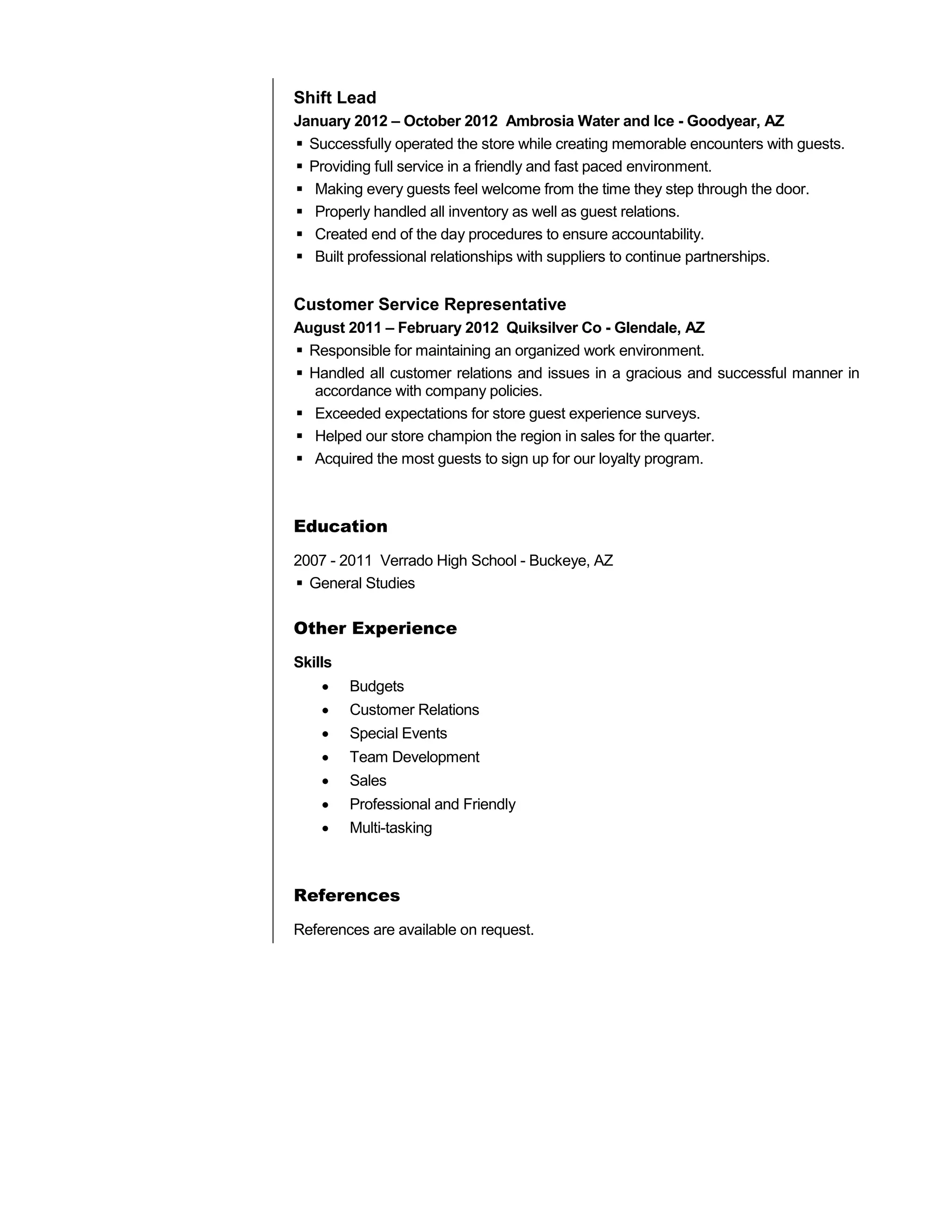 Julie Resume | PDF