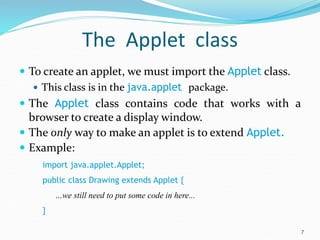 Applet ppt for higher understanding education | PPT