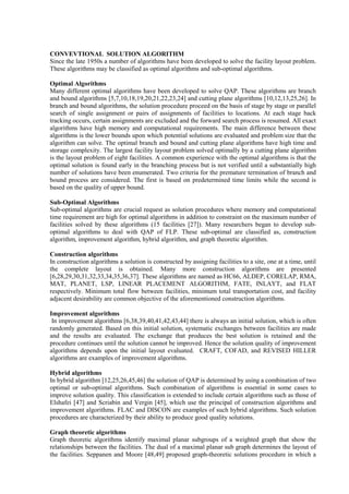 facility layout paper | PDF