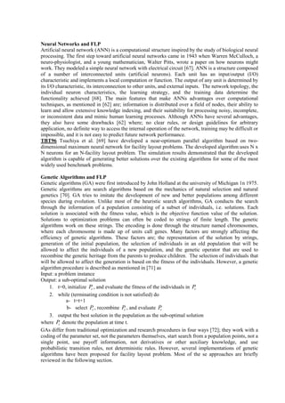 facility layout paper | PDF