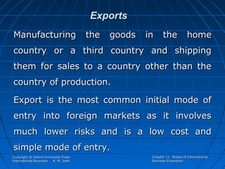 288 33 powerpoint-slides_chapter-11-modes-international-business ...