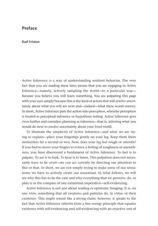 Active Inference The Free Energy Principle In Mind Brain And Behavior ...
