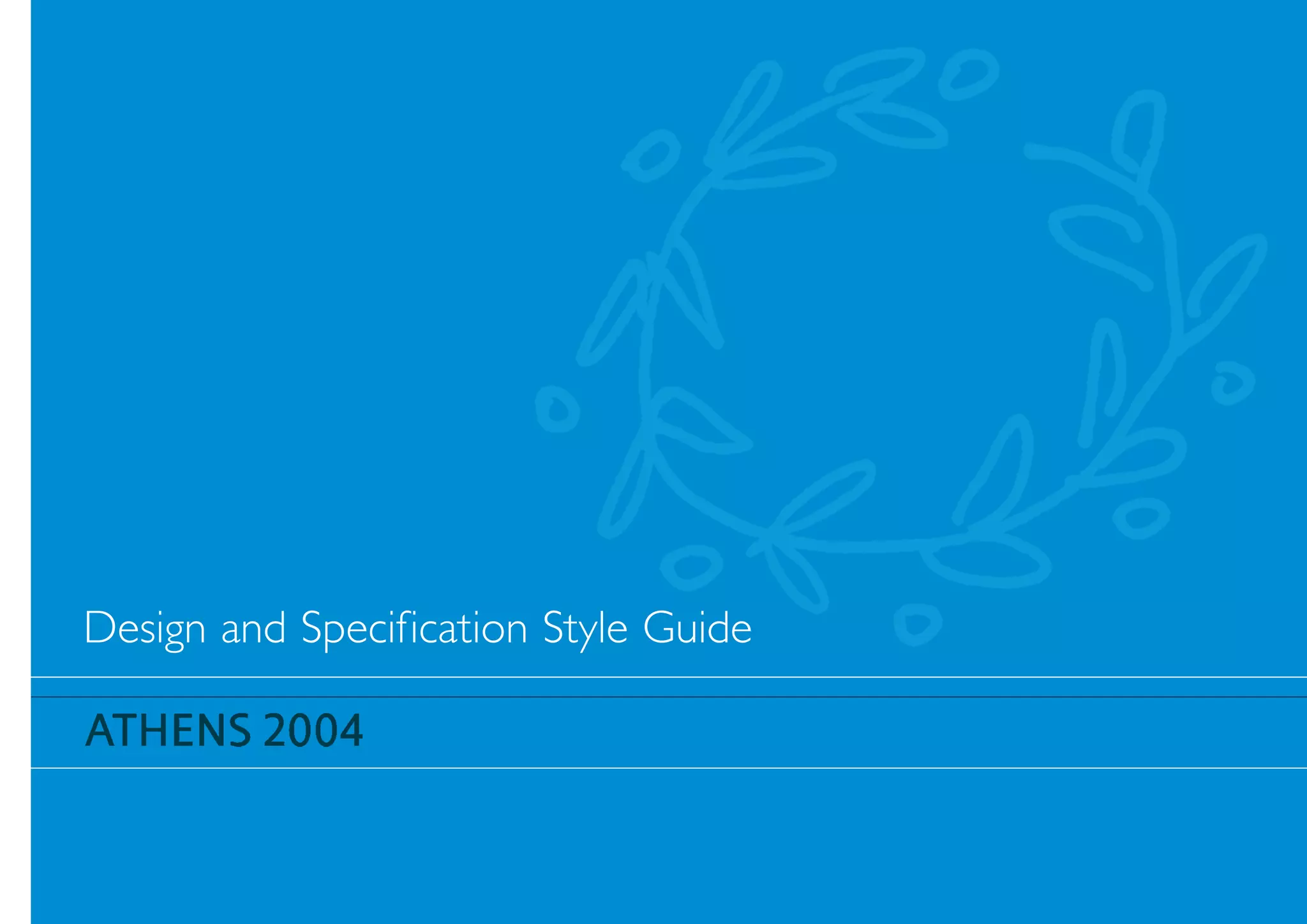 Athens 2004 Olympic Games - Style Guide Sample No1 | PDF