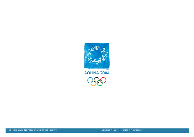 Athens 2004 Olympic Games - Style Guide Sample No1 | PDF