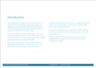 Athens 2004 Olympic Games - Style Guide Sample No1 | PDF