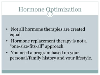 Bioidentical Hormone Replacement presentation version 2 | PPTX ...