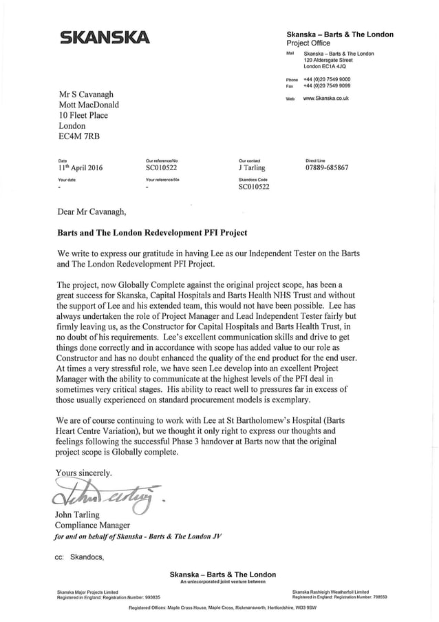 Barts and The London Redevelopment PFI Project | PDF