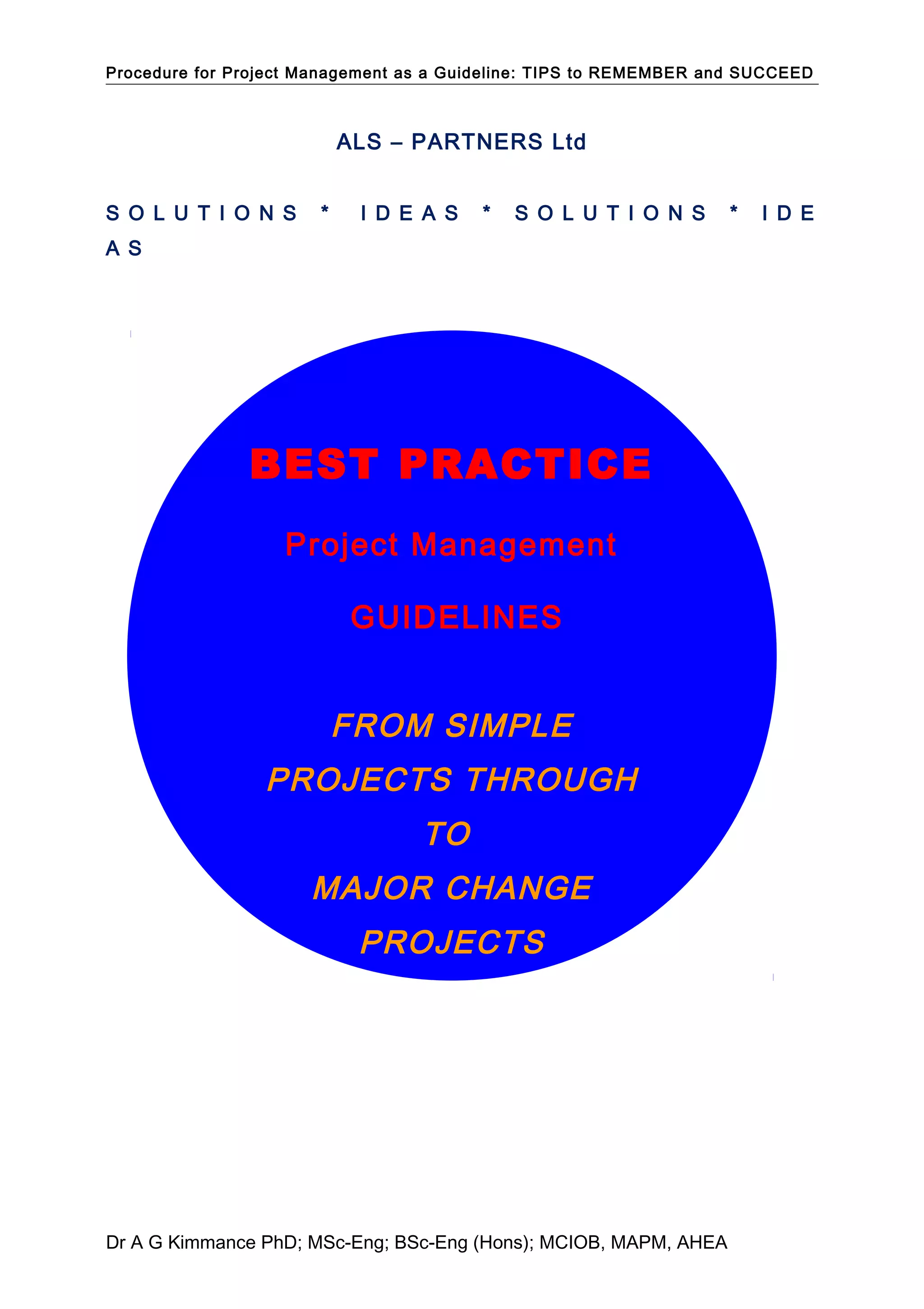 project management phase guide | PDF