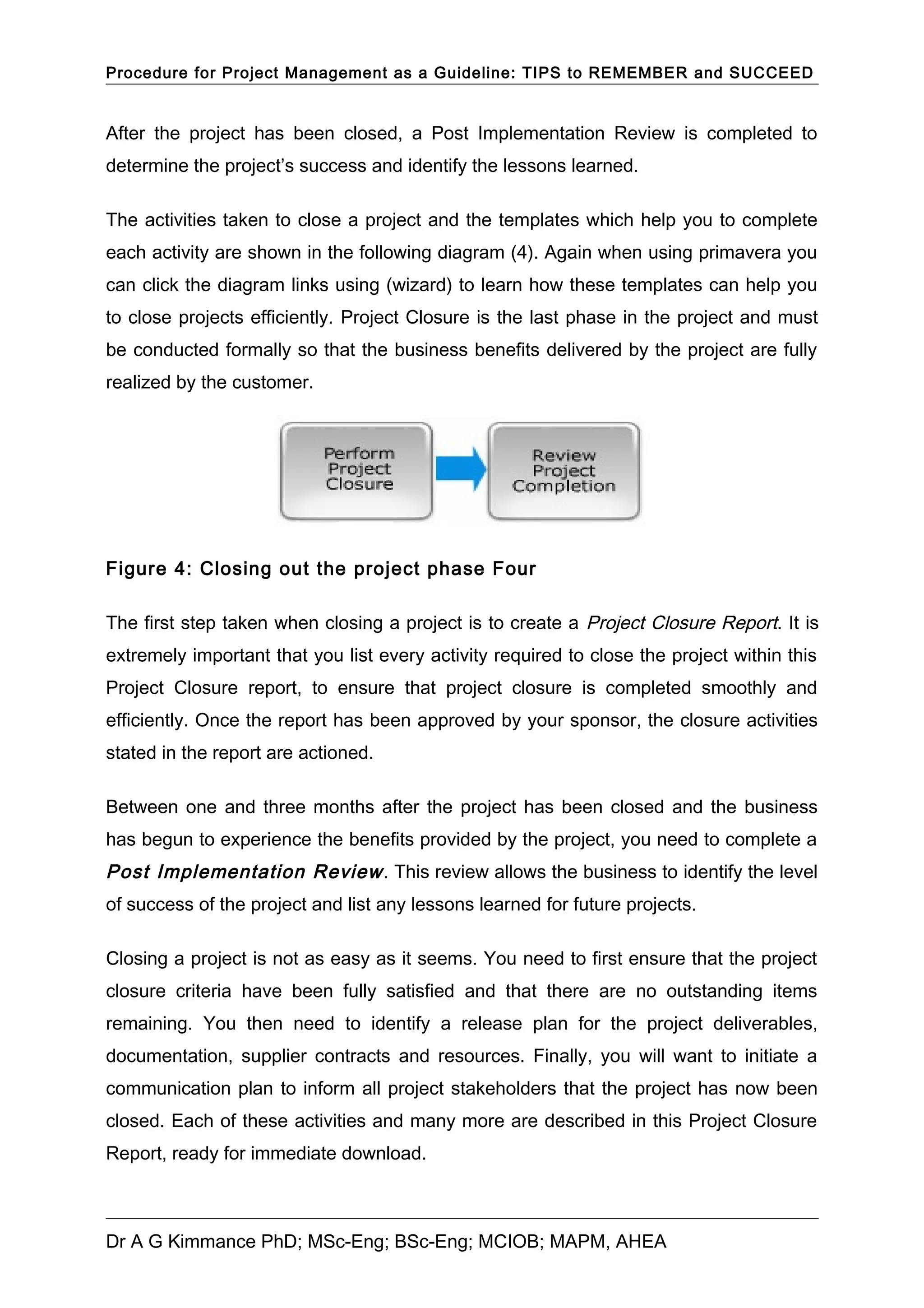 project management phase guide | PDF
