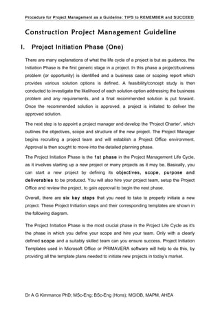 project management phase guide | PDF