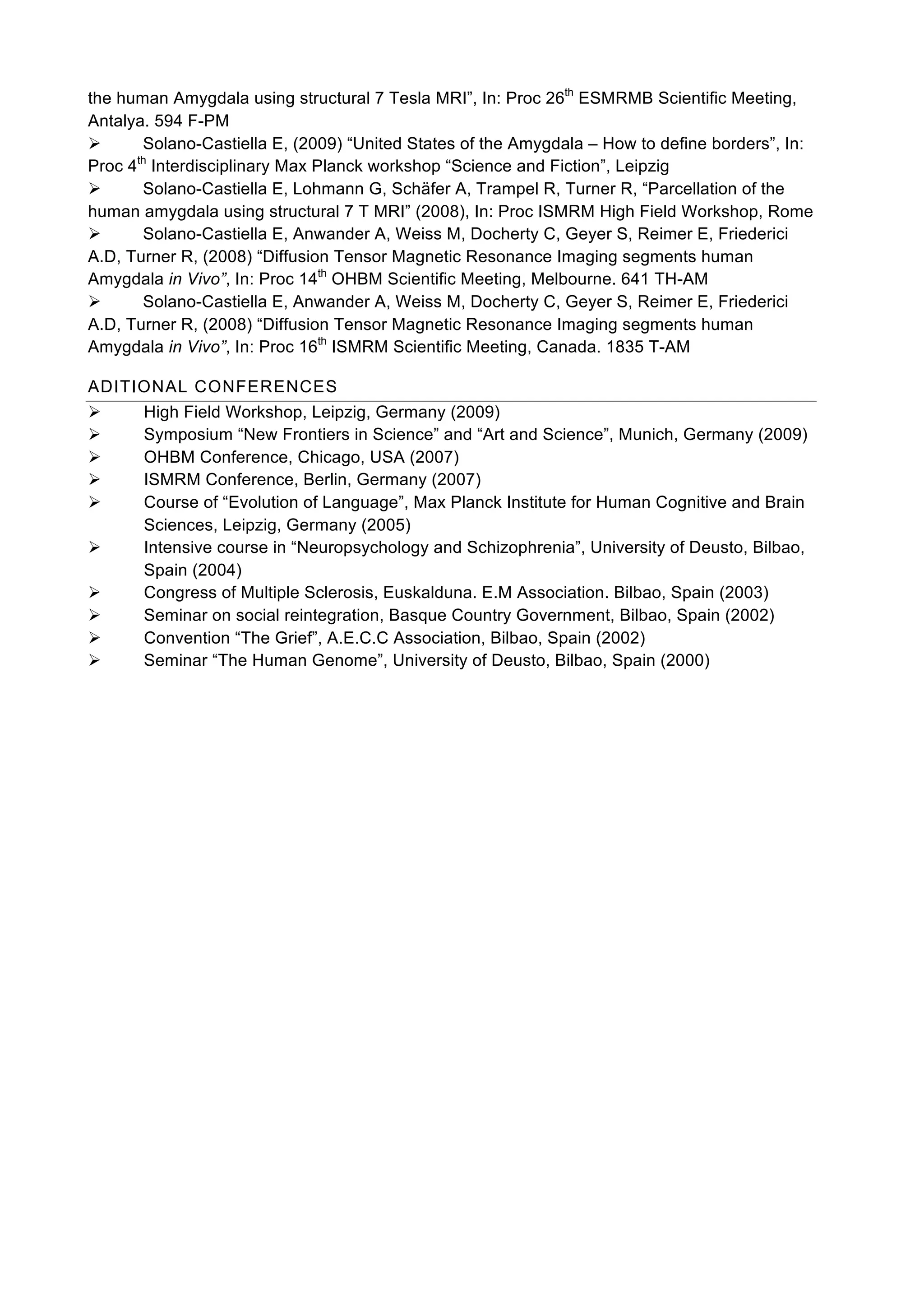 2014_CURRICULUM VITAE | PDF | Brain and Nervous System Disorders | Diseases and Conditions