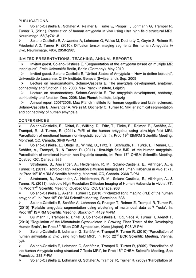 2014_CURRICULUM VITAE | PDF | Brain and Nervous System Disorders | Diseases and Conditions