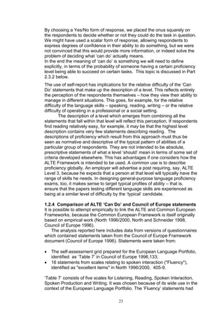Alte Can-Do Statements | PDF