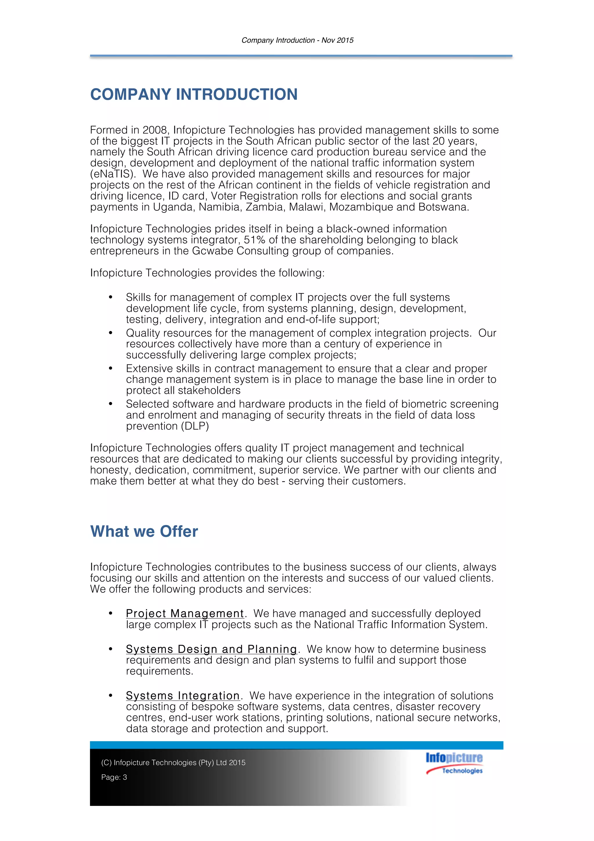 Company Introduction | PDF | IT and Internet Support | Internet