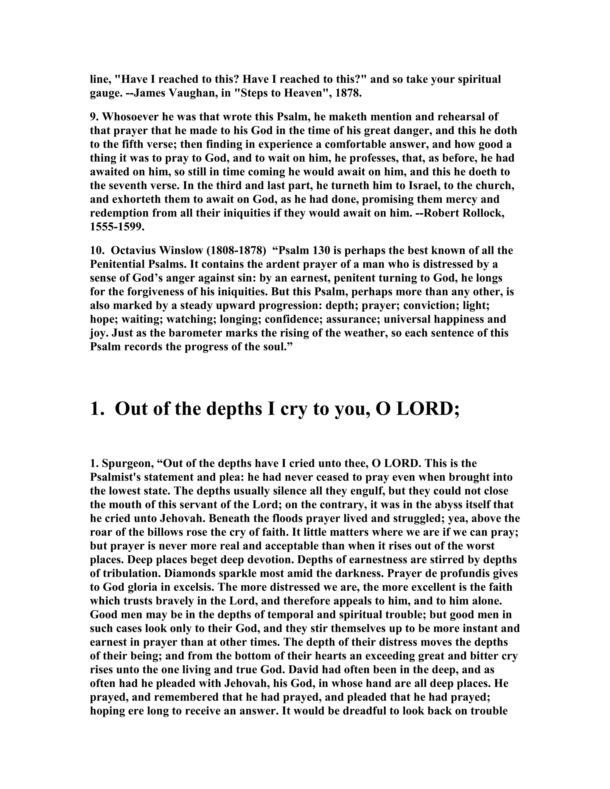 28911951 psalm-130-commentary | PDF