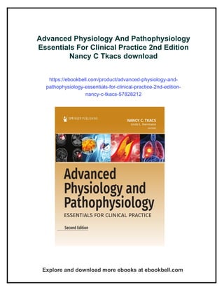 Terrific Nancy Tkacs Advanced Physiology And Pathophysiology Gallery
