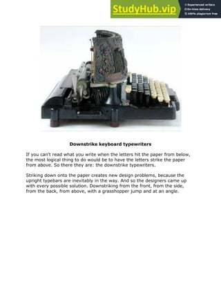 28927346-Typewriters | PDF | Desktop Publishing | Computer Software and Applications