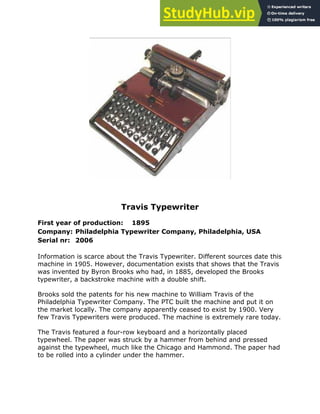 28927346-Typewriters | PDF | Desktop Publishing | Computer Software and Applications