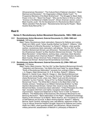 Maxwell Stanford, the RAM 1962-1969 and the Black Power Movement | PDF