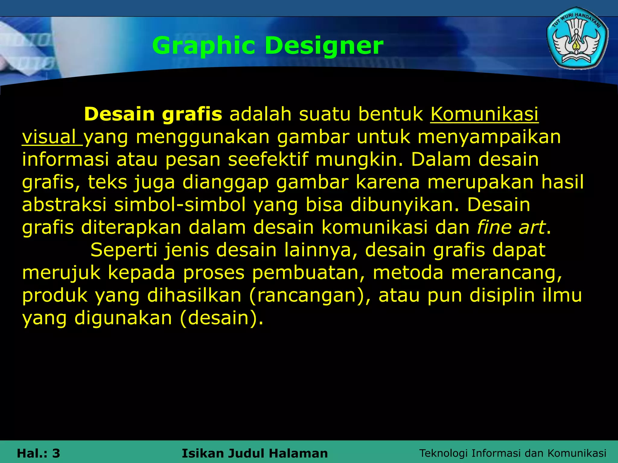 Dasar Desain Grafis | PPT