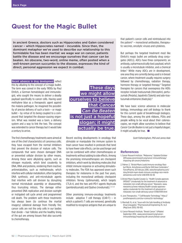 Quest for the Magic Bullet | PDF