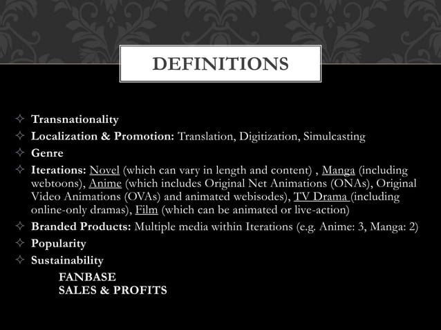 Cool Japan & Transnationality | PPT