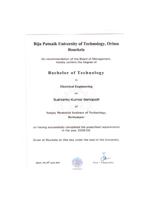 BTech Certifct. | PDF