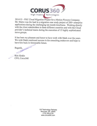 CFO Reference Letter_Sept2015 | PDF