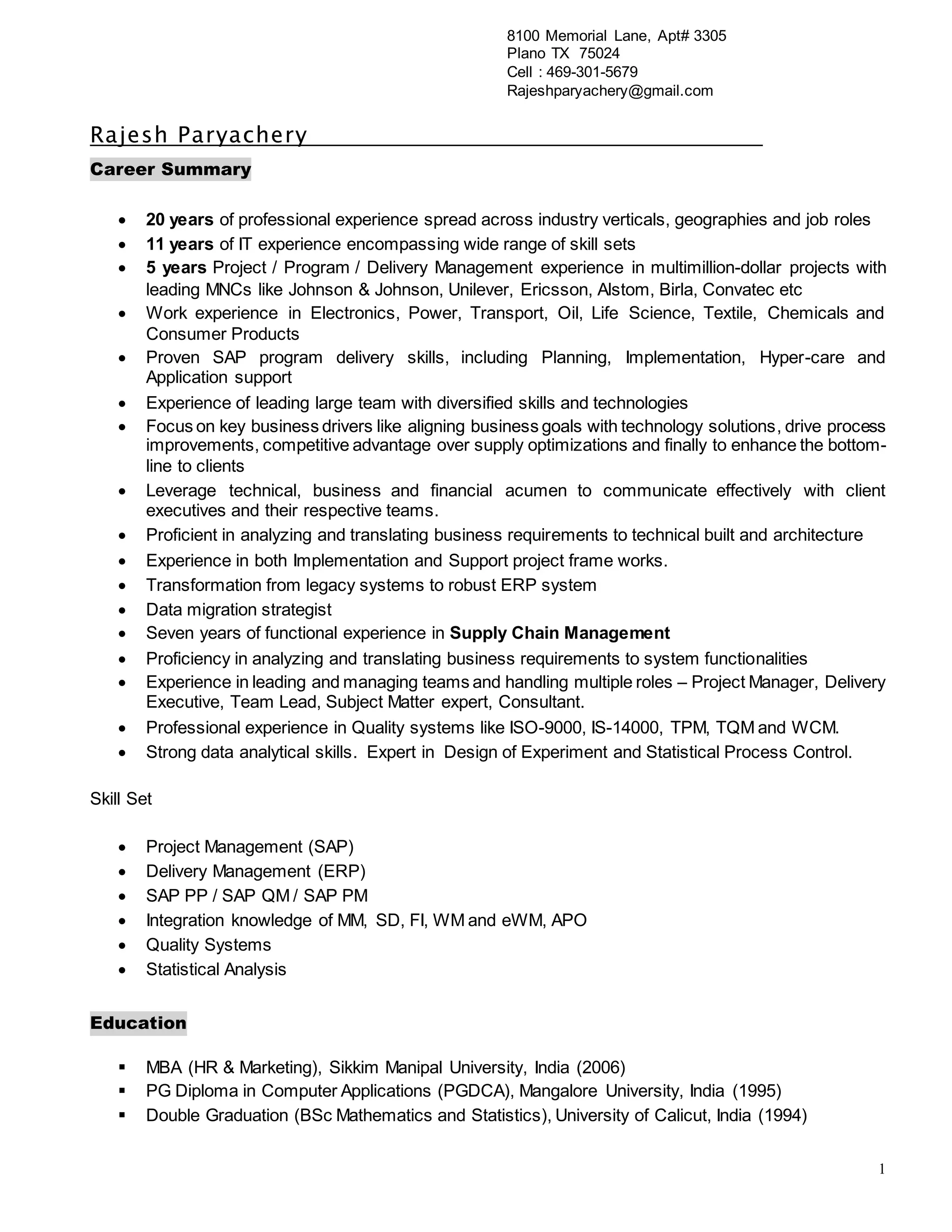 Resume_RajeshParyachery_2015_M | DOCX