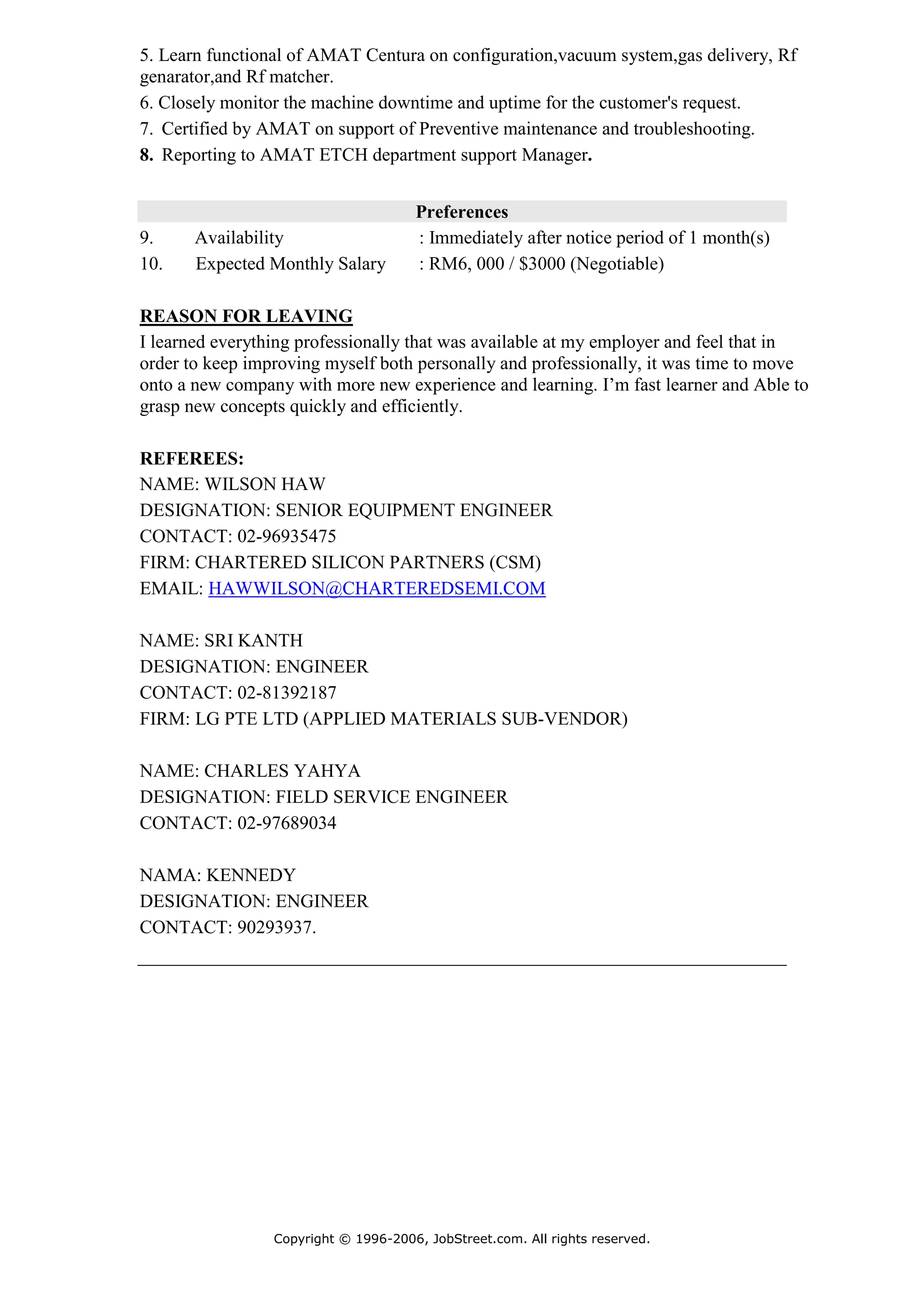 update resume 2016-26 Sept 2016 (2) | PDF