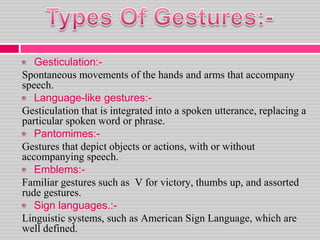 ppt of gesture recognition | PPTX