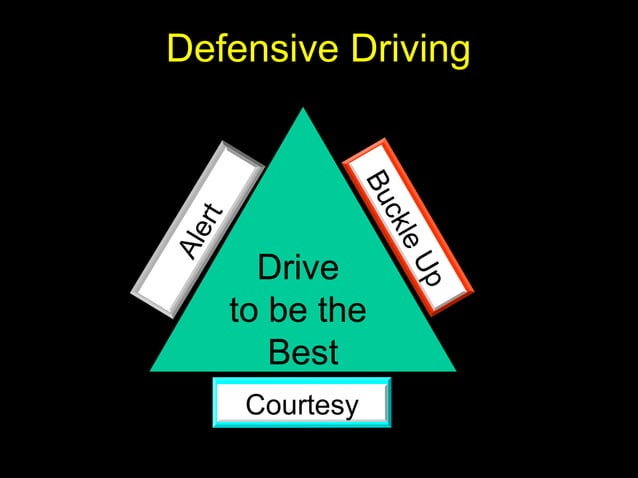 Defensive Driving Original_3 Second Safe Following Distance_PNK_CRSP | PPT