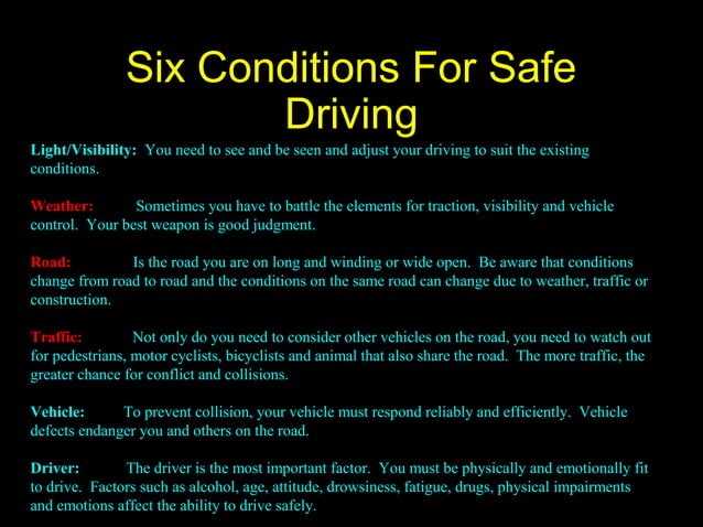 Defensive Driving Original_3 Second Safe Following Distance_PNK_CRSP | PPT